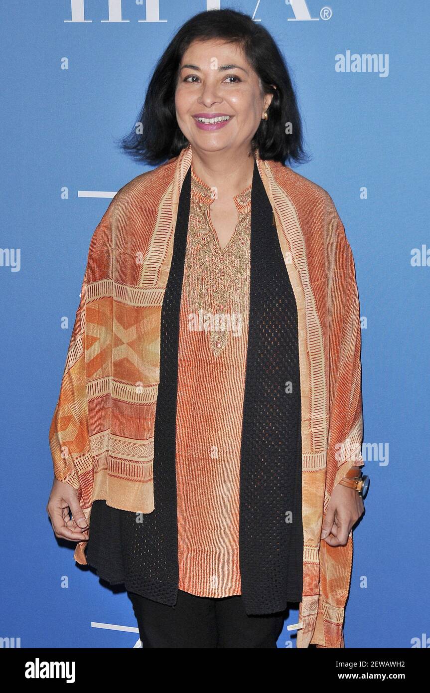 HFPA President Meher Tatna arrives at the HFPA 75th Anniversary ...