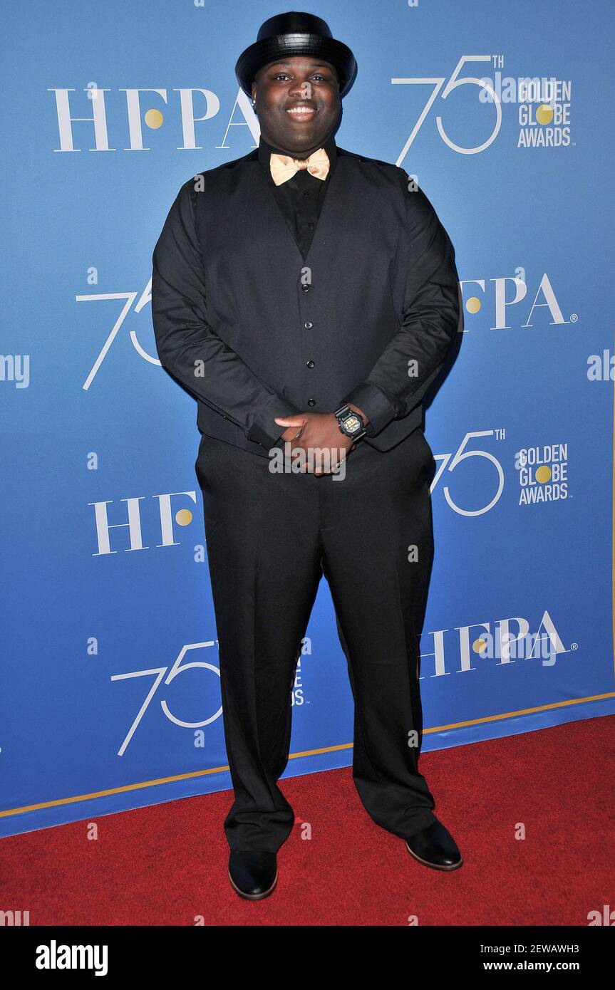 Wavyy Jonez arrives at the HFPA 75th Anniversary Celebration & NBC ...