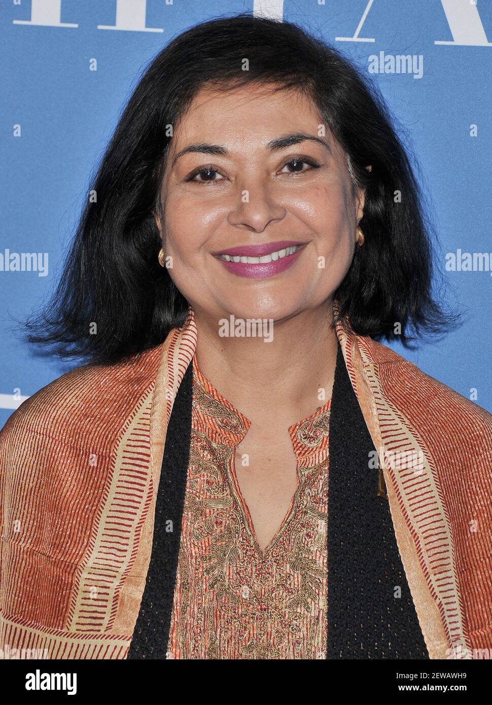 HFPA President Meher Tatna arrives at the HFPA 75th Anniversary ...