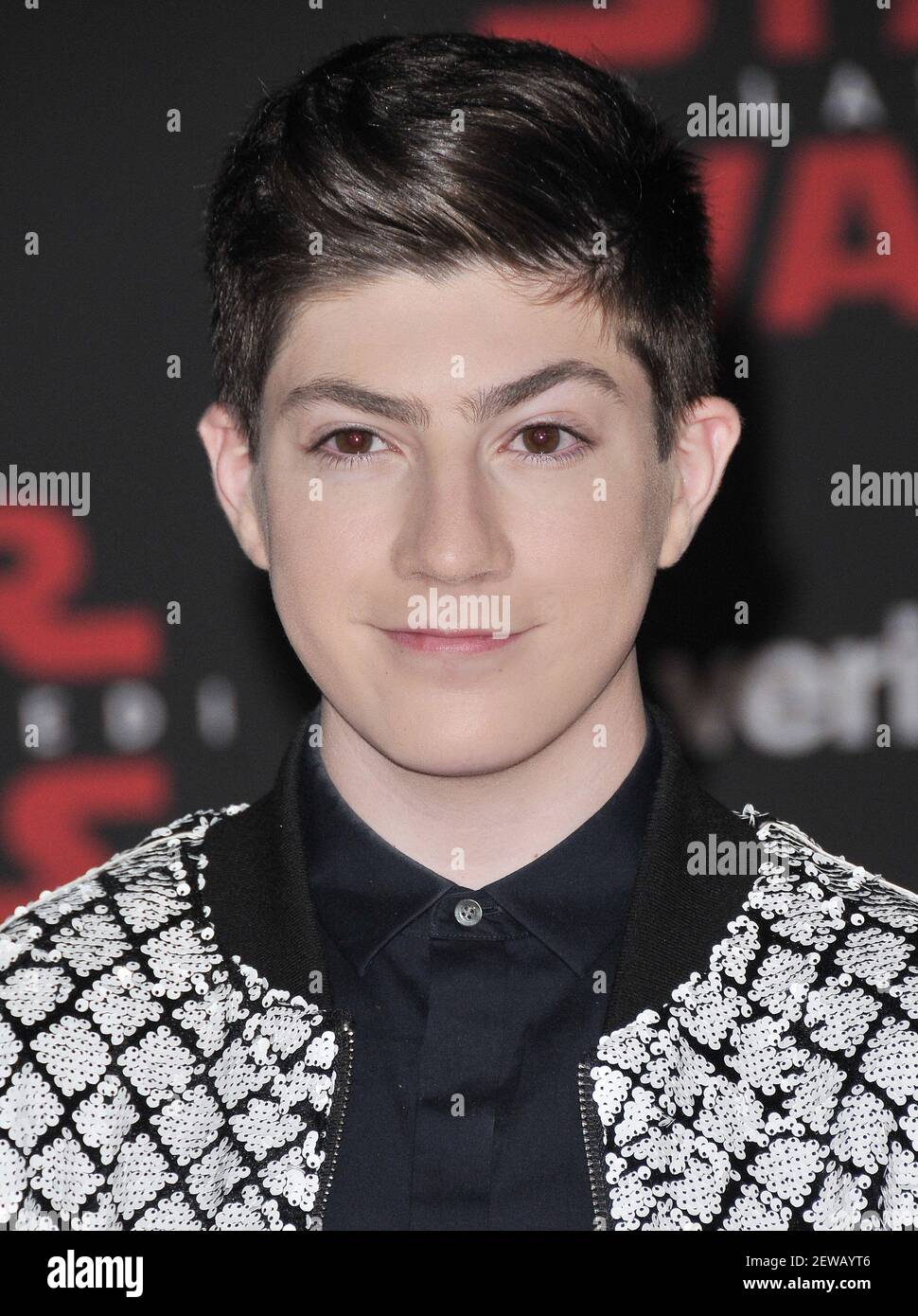 Mason Cook arrives at the "Star Wars: The Last Jedi" Los Angeles ...