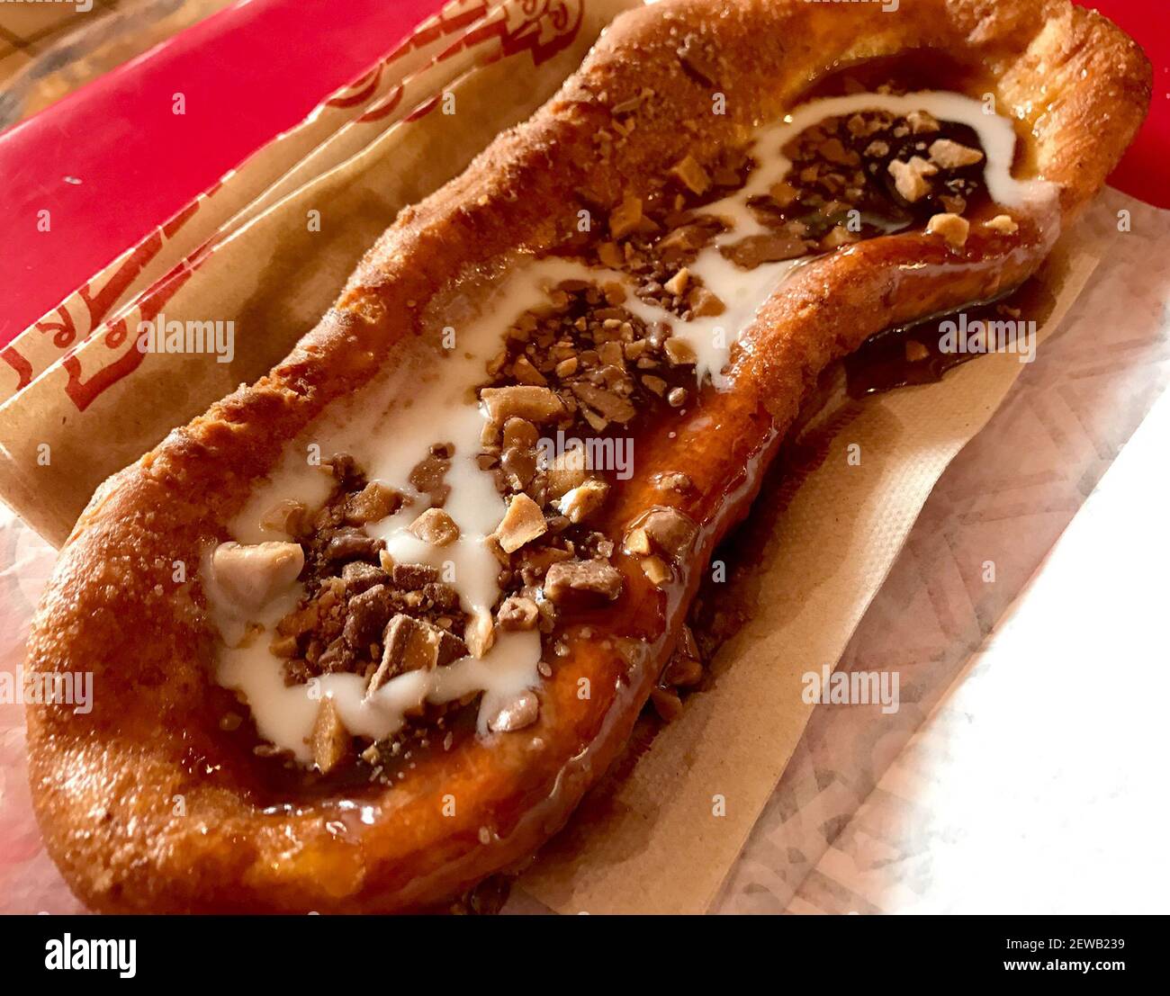 The Beaver Tail is almost like an open-faced, fully loaded doughnut ...