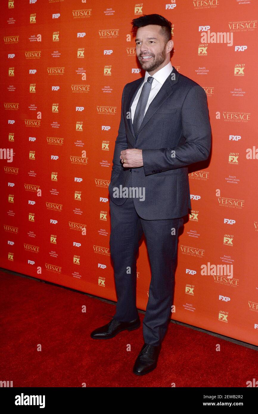 Ricky Martin attends 'The Assassination Of Gianni Versace: American ...