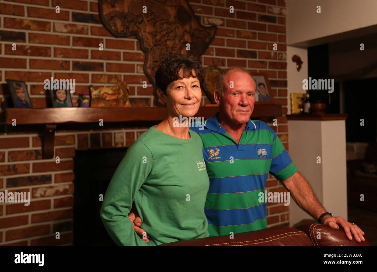 Linda and Eben Coetzee at their Deltona home, on Monday, Dec. 4, 2017 ...