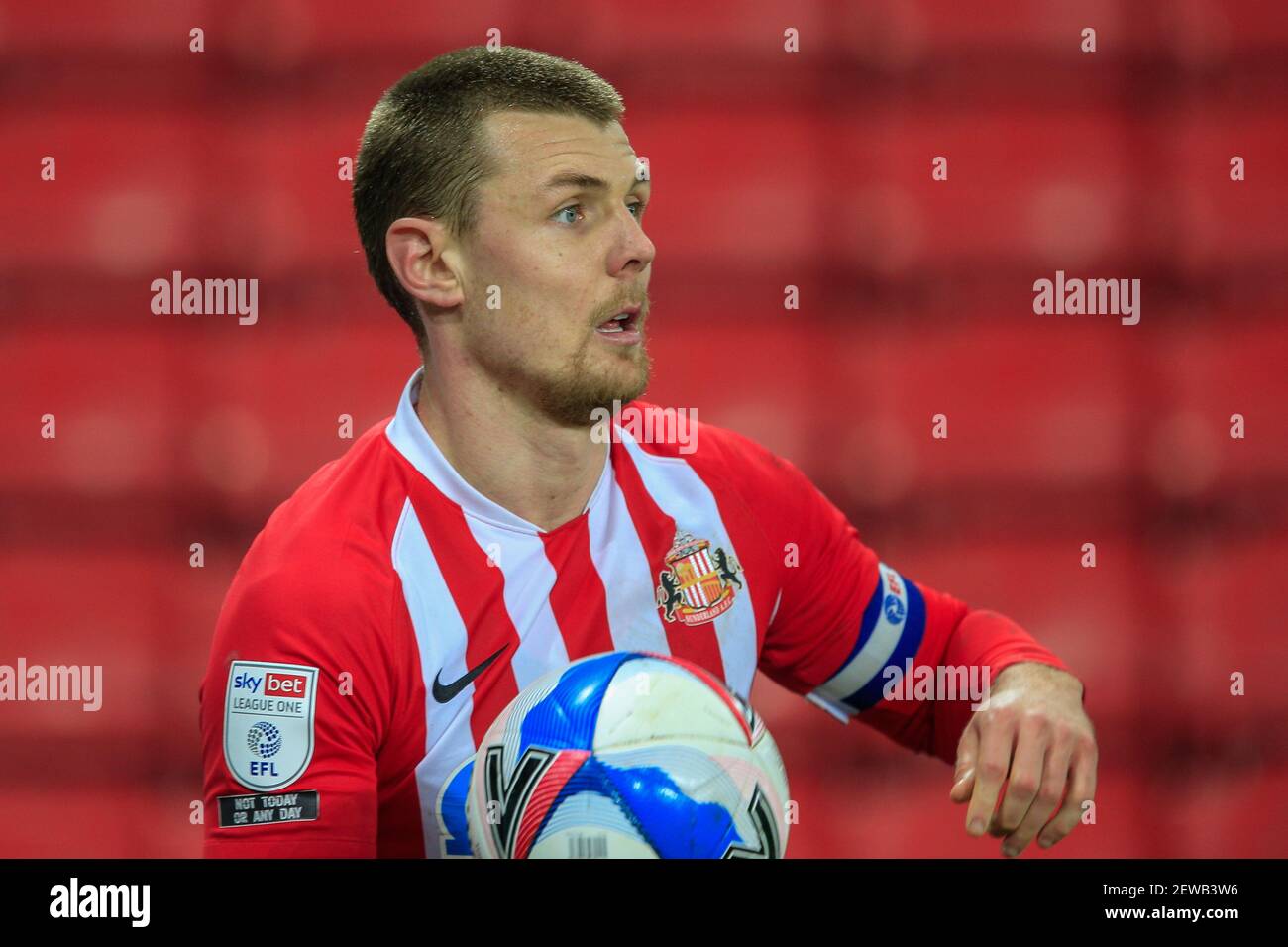 Sunderland, UK. 02nd Mar, 2021. Max Power #6 of Sunderland during the ...