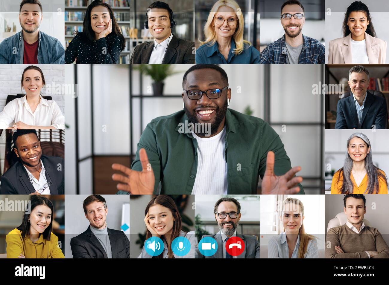 Collage business team work hi-res stock photography and images - Alamy