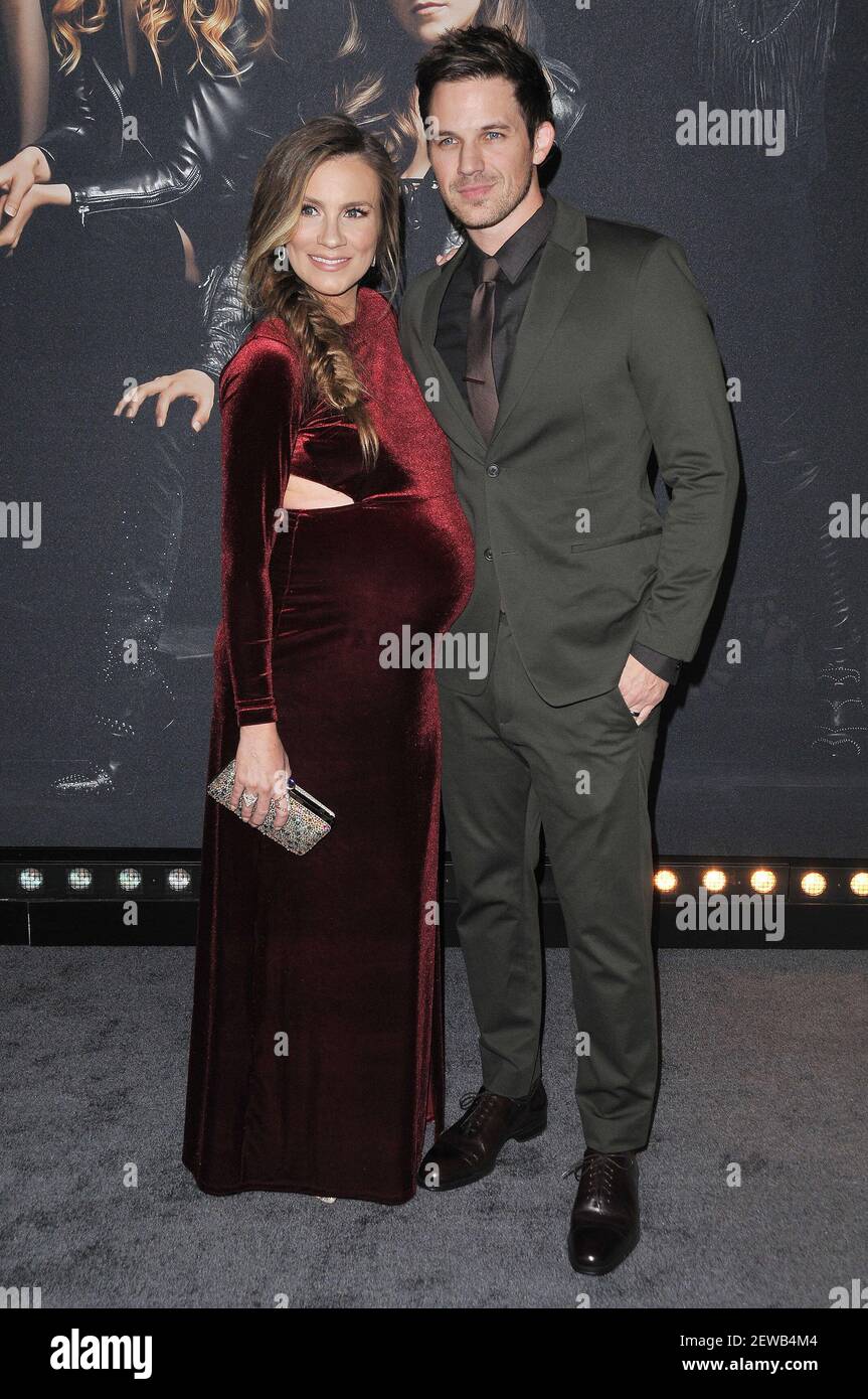 (L-R) Angela Stacy and Matt Lanter arrives at the "Pitch Perfect 3" Los ...