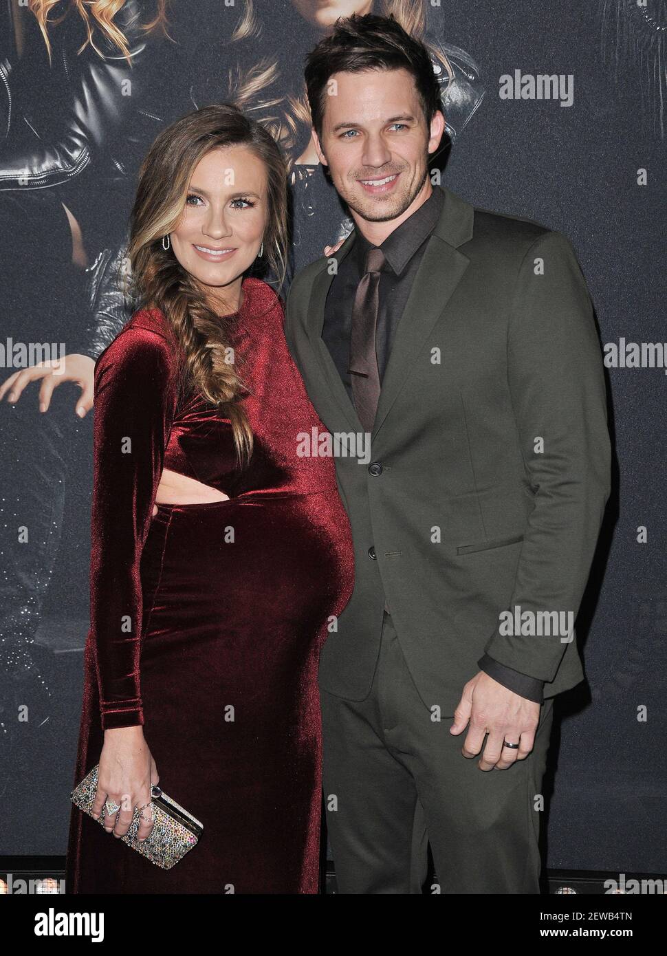 (L-R) Angela Stacy and Matt Lanter arrives at the "Pitch Perfect 3" Los ...