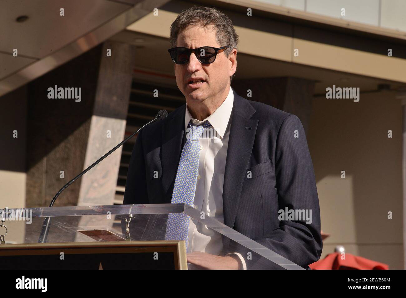 Tom Rothman at the Dwayne Johnson Honored With Star On The Hollywood ...