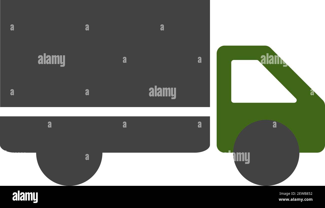 Big truck icon on Cut Out Stock Images & Pictures - Alamy