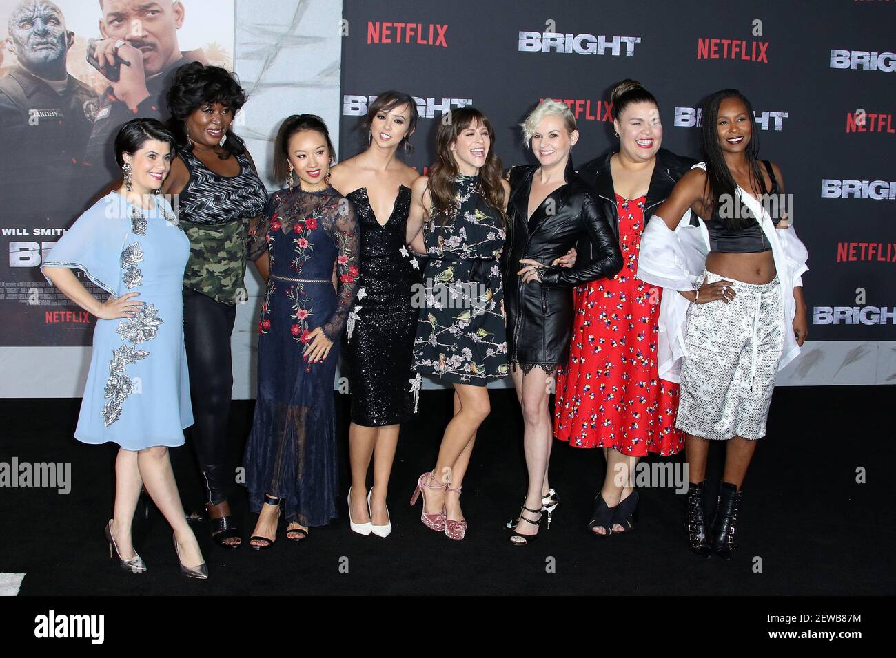 (L-R) Rebekka Johnson, Kia Stevens, Brit Baron, Jackie Tohn, Kimmy ...