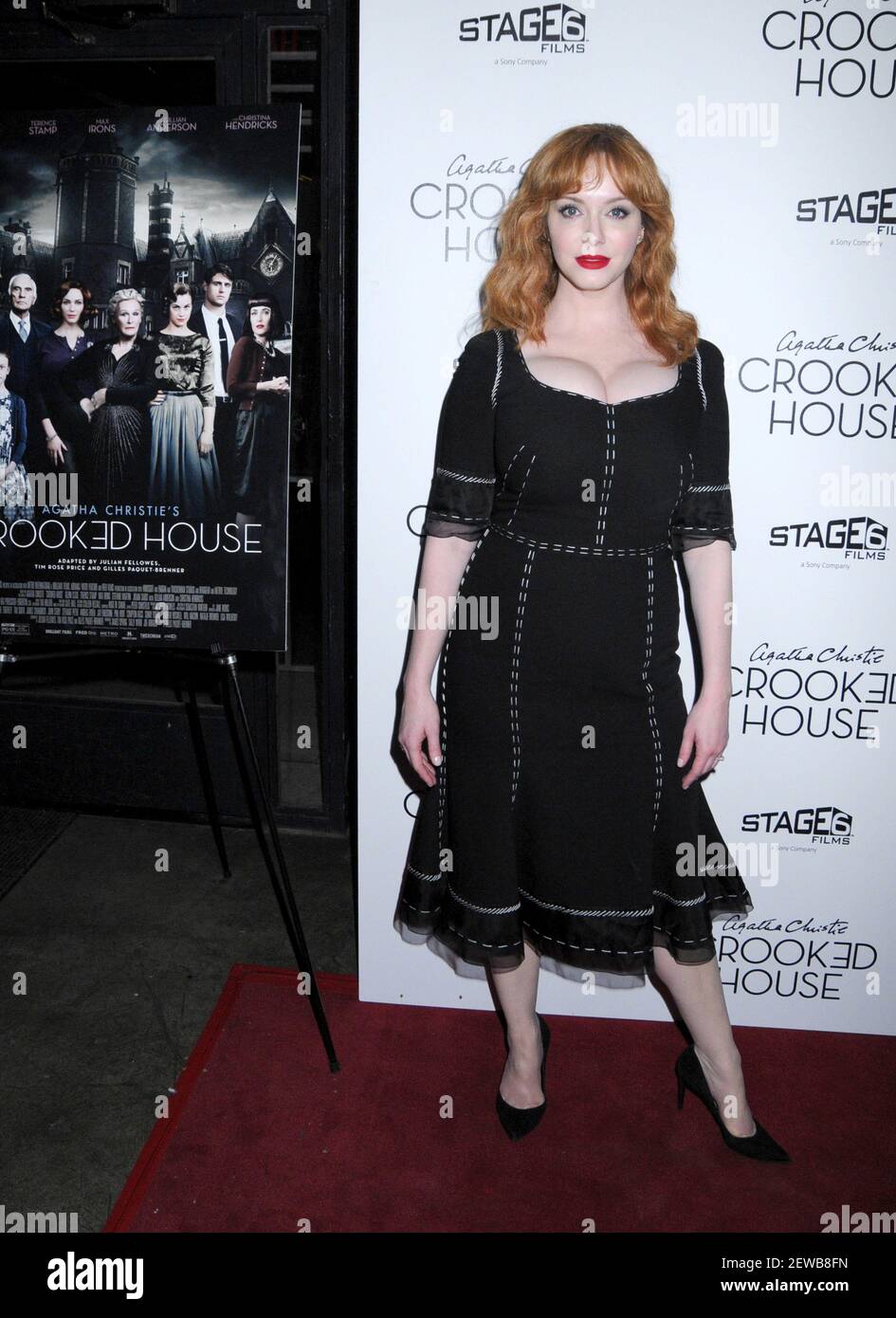 Christina Hendricks at the New York Premiere of "CROOKED HOUSE" at ...
