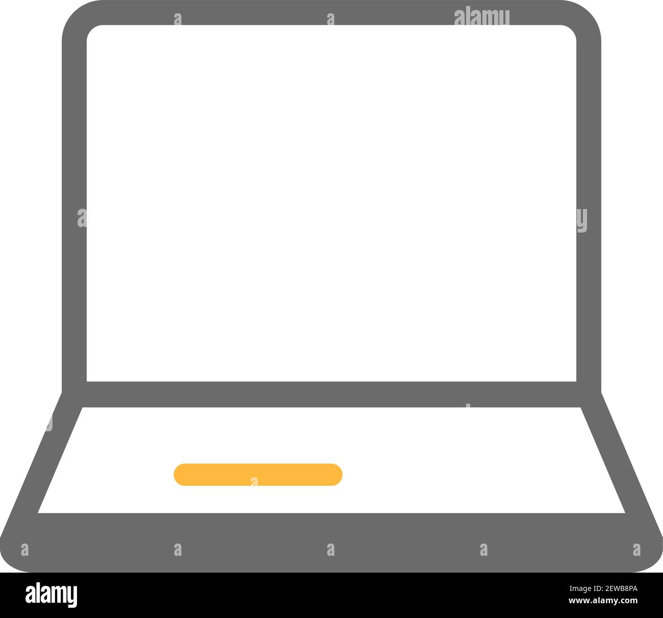 Black and gray laptop vector vectors hi-res stock photography and ...