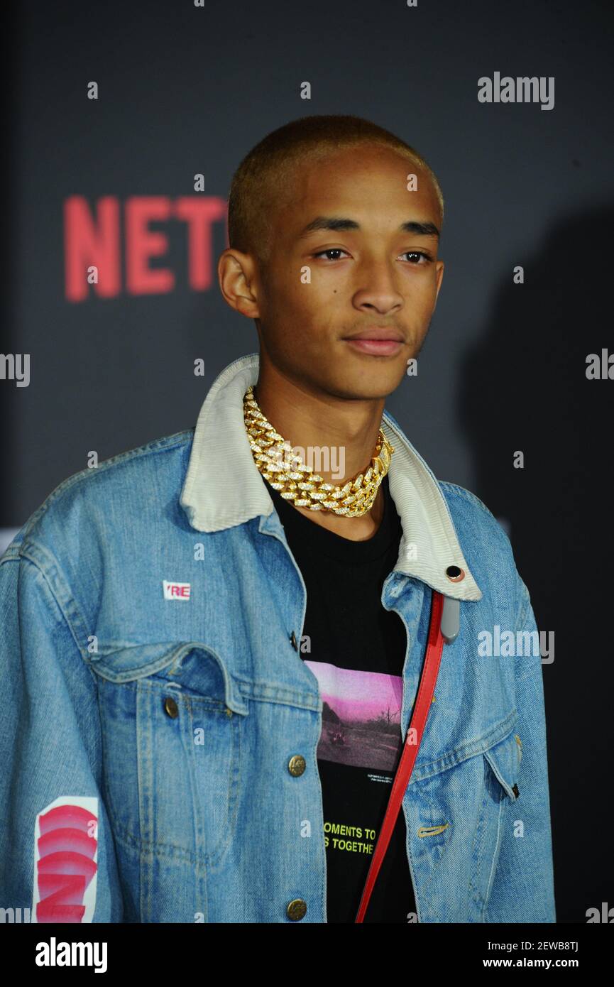 Jayden Smith arrives to the Netflix Premiere of BRIGHT, held at the ...