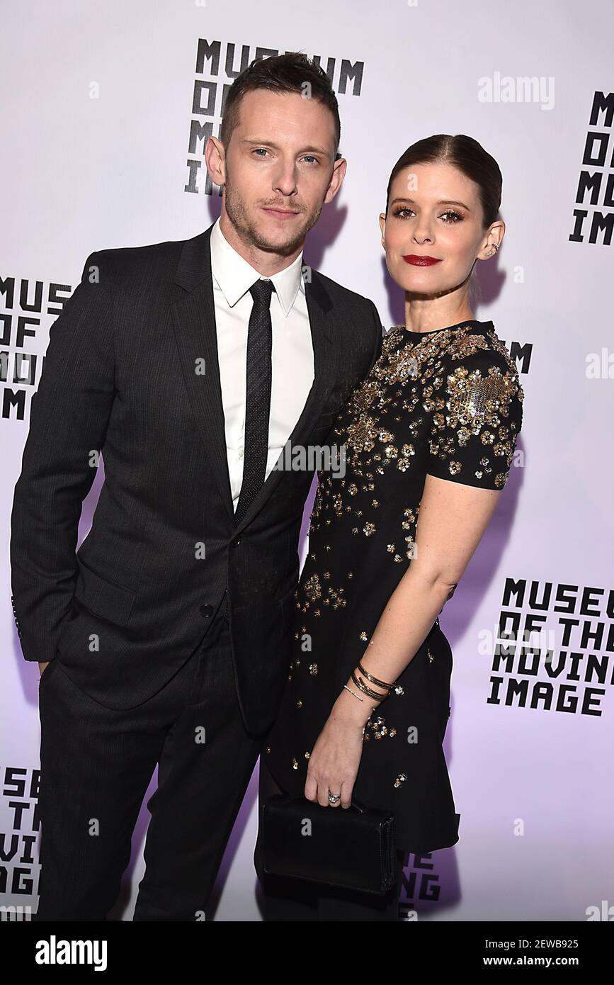 Jamie Bell and wife Kate Mara attends the Museum of the Moving Image ...