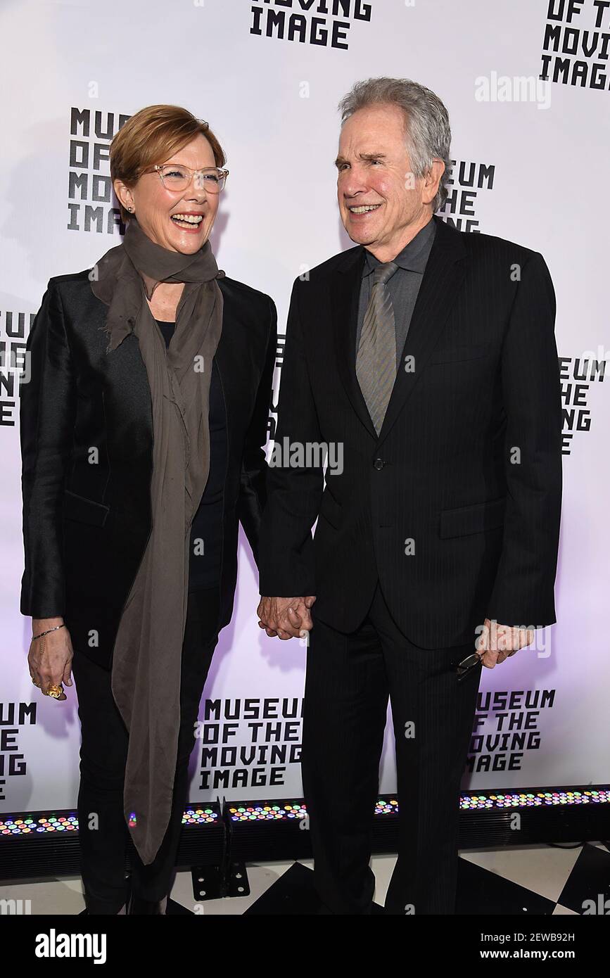 Honoree Annette Bening and husband Warren Beattyattends the Museum of ...
