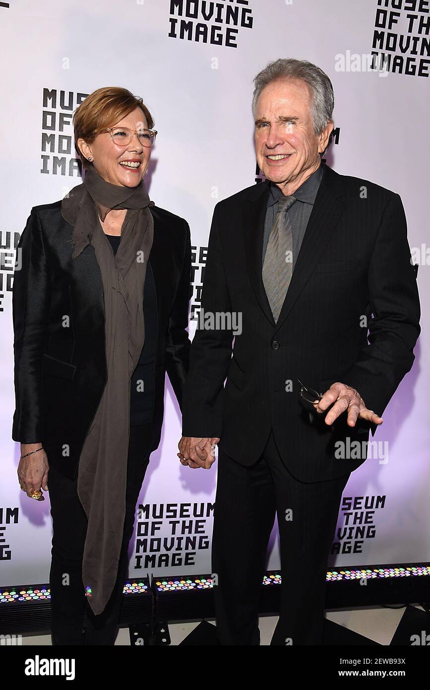 Honoree Annette Bening and husband Warren Beattyattends the Museum of ...