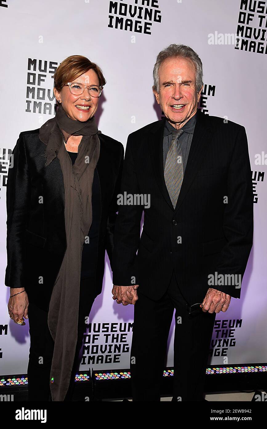 Honoree Annette Bening and husband Warren Beattyattends the Museum of ...