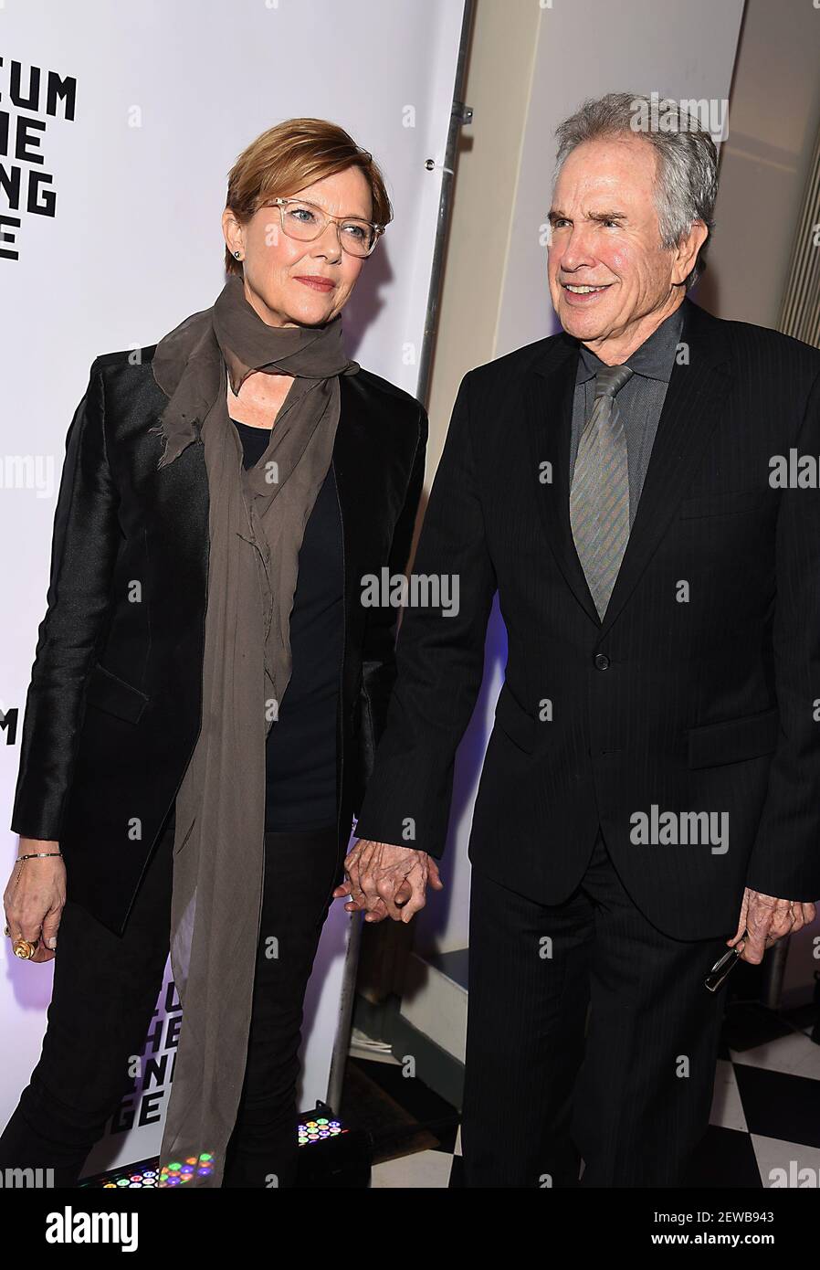 Honoree Annette Bening and husband Warren Beattyattends the Museum of ...