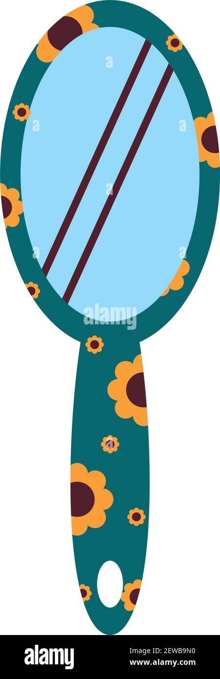 hand mirror isolated Stock Vector Image & Art - Alamy