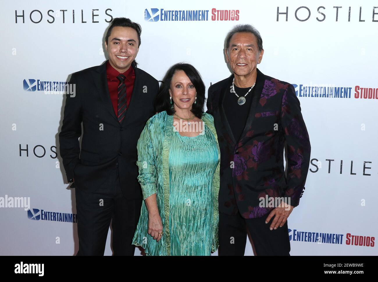 Kholan Studi, Maura Dhu Studi and Wes Studi at the Premiere Of ...