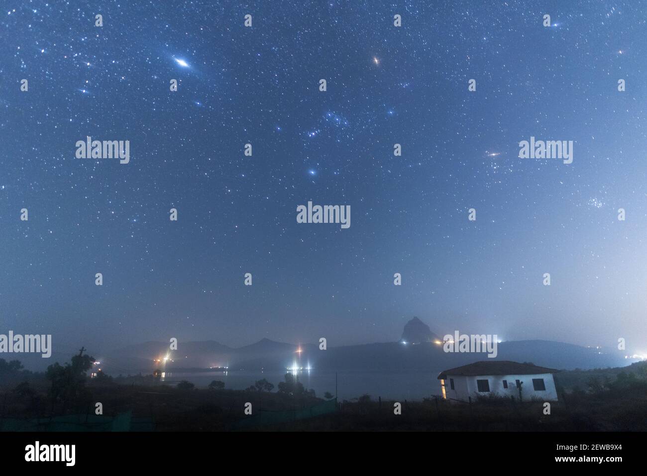 Geminid meteor shower seen from Pawna lake near Lonavala on December 14 ...