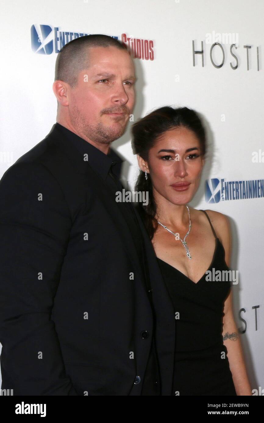 Christian Bale, Q'Orianka Kilcher at the "Hostiles" Premiere at Samuel ...