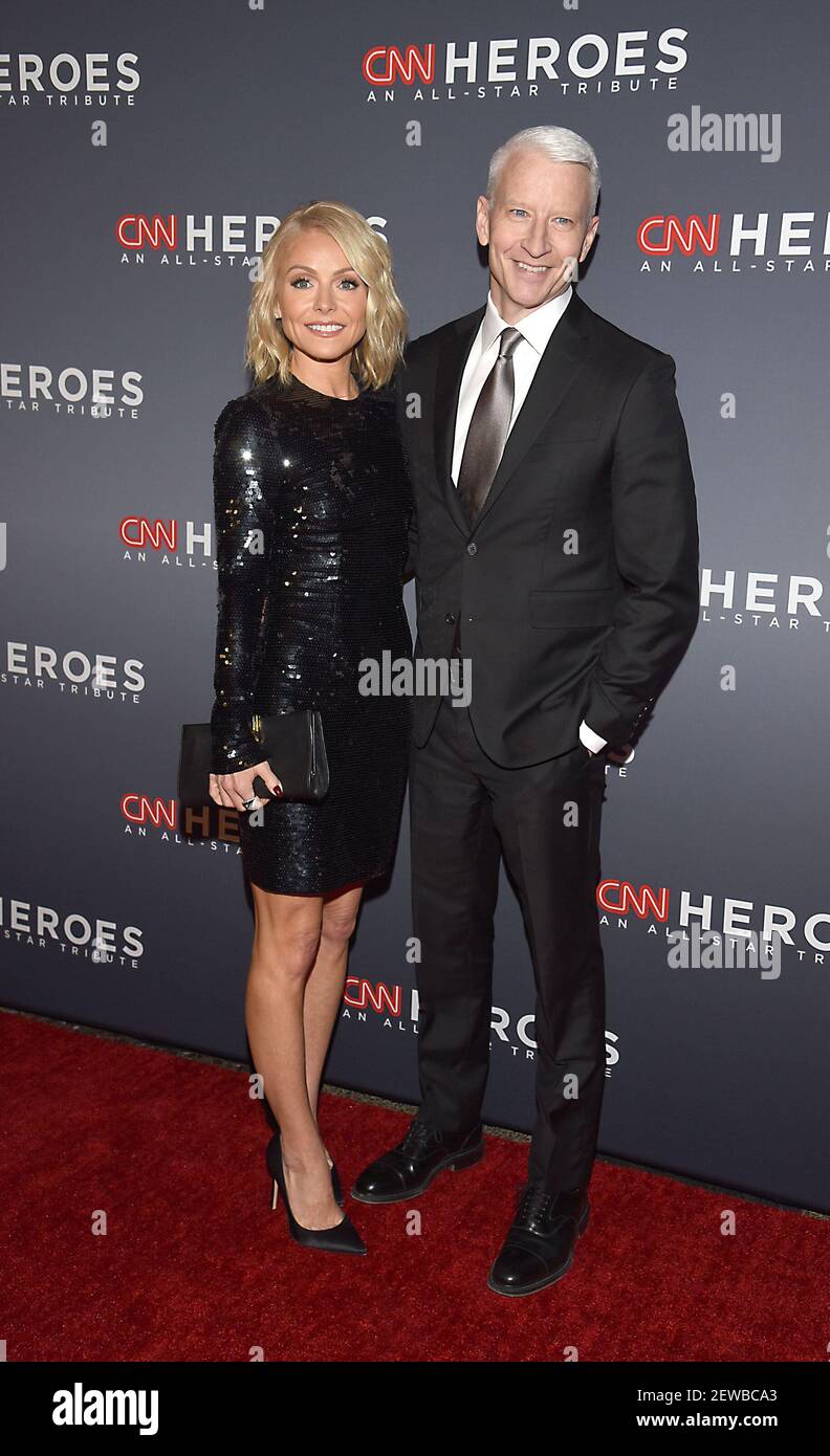 Kelly Ripa and Anderson Cooper attend the CNN Heroes: An All-Star ...