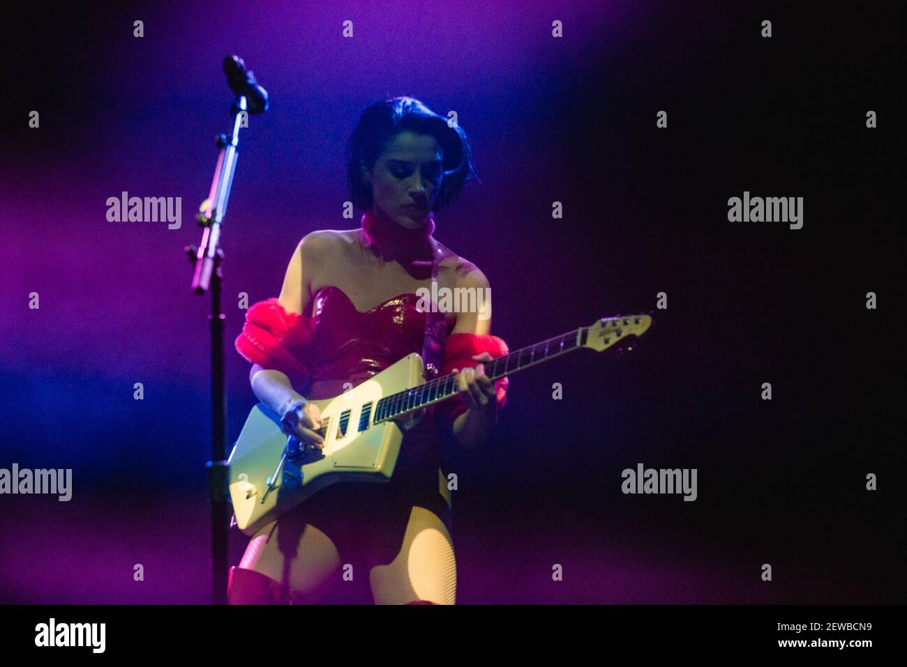 HOUSTON, TEXAS - DECEMBER 17: Singer-songwriter St. Vincent performs ...