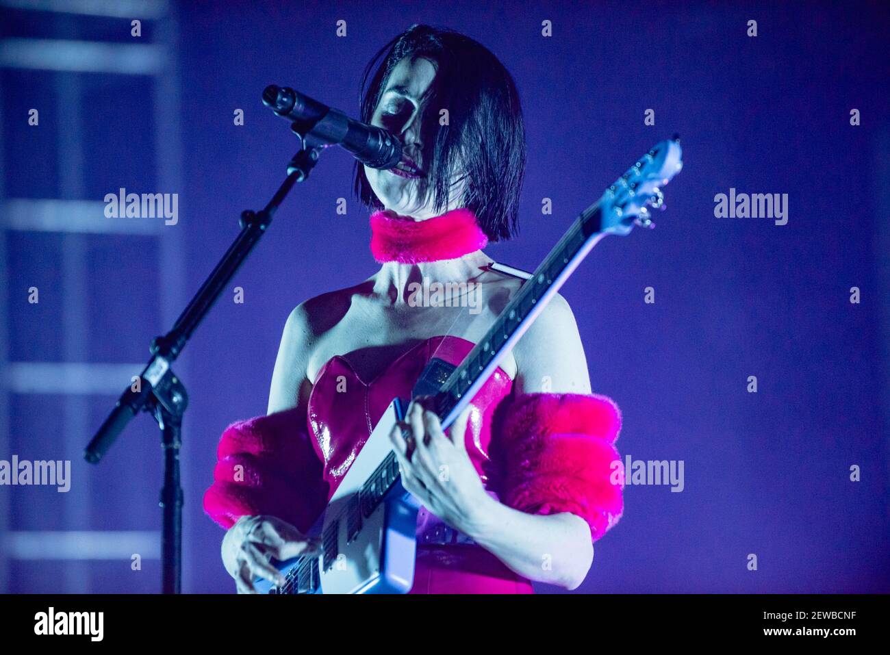 HOUSTON, TEXAS - DECEMBER 17: Singer-songwriter St. Vincent performs ...