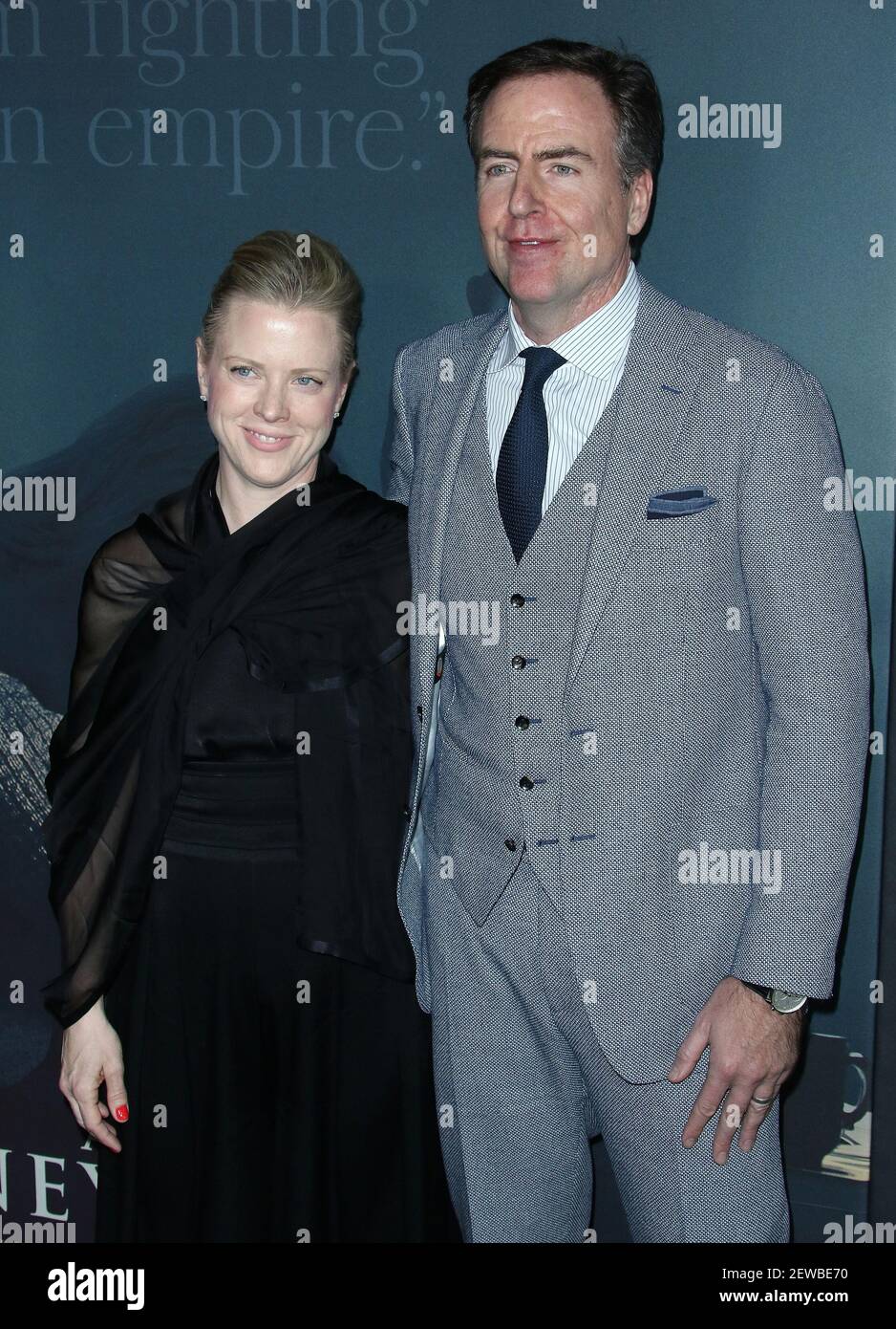 David Scarpa (R) and guest at the Premiere Of Sony Pictures ...