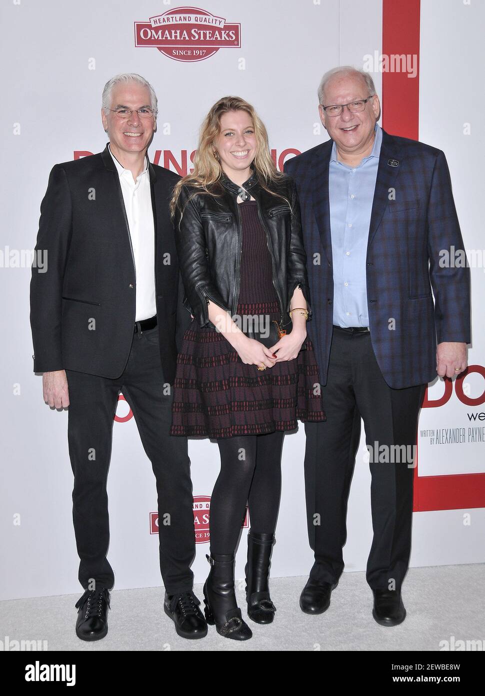 (L-R) Omaha Steaks Senior Vice President Todd Simon, Talia Simon and ...