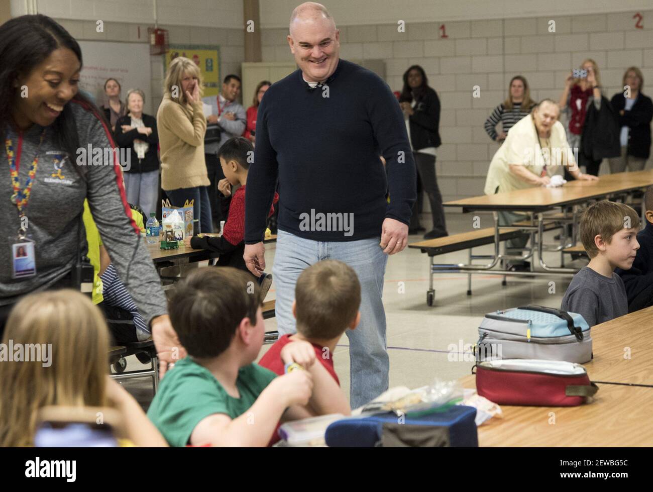 Third grader at Millersville Elementary School Ebin Pardue turns from ...