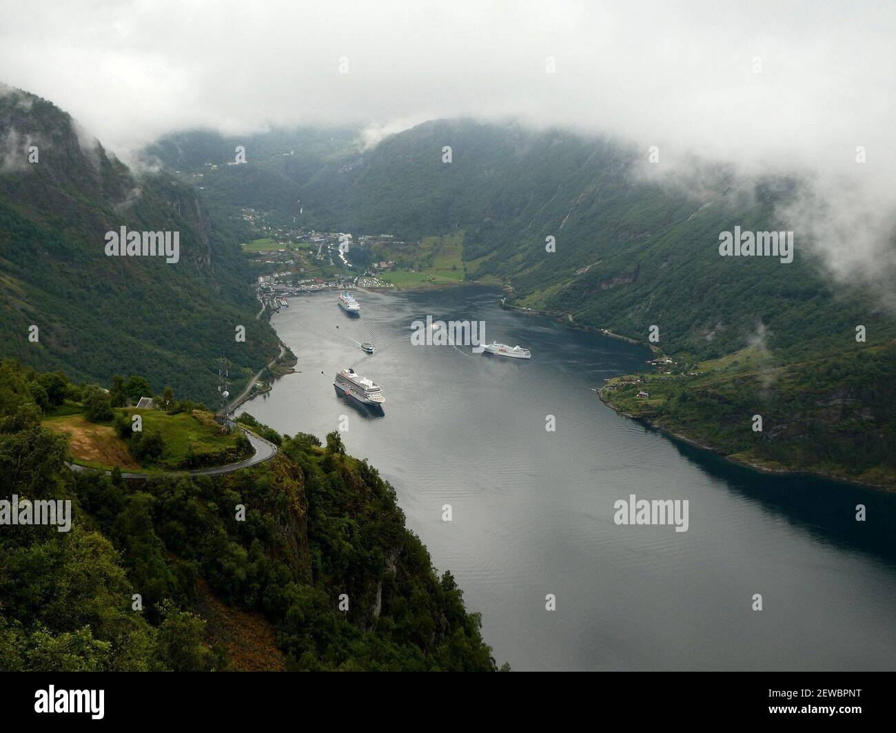 Pining for the fjords: Geirangerfjord, a UNESCO World Heritage site, is ...