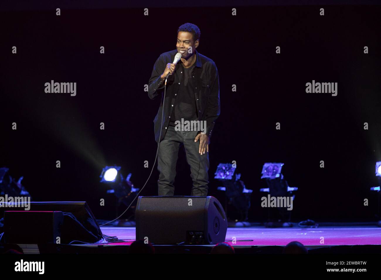 HOLLYWOOD, FLORIDA - JANUARY 5: Comedian, actor Chris Rock is seen on ...