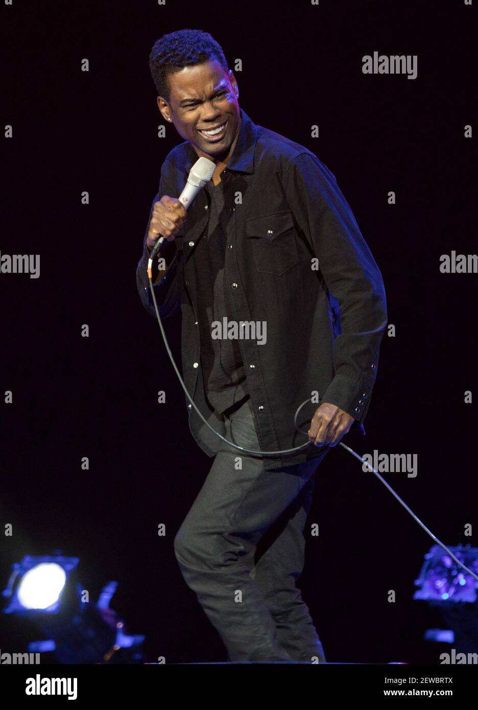 HOLLYWOOD, FLORIDA - JANUARY 5: Comedian, actor Chris Rock is seen on ...