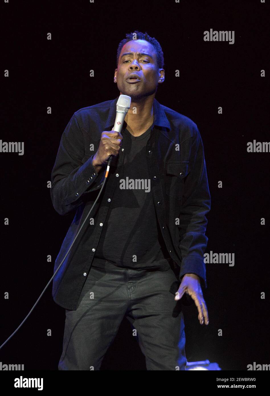 HOLLYWOOD, FLORIDA - JANUARY 5: Comedian, actor Chris Rock is seen on ...