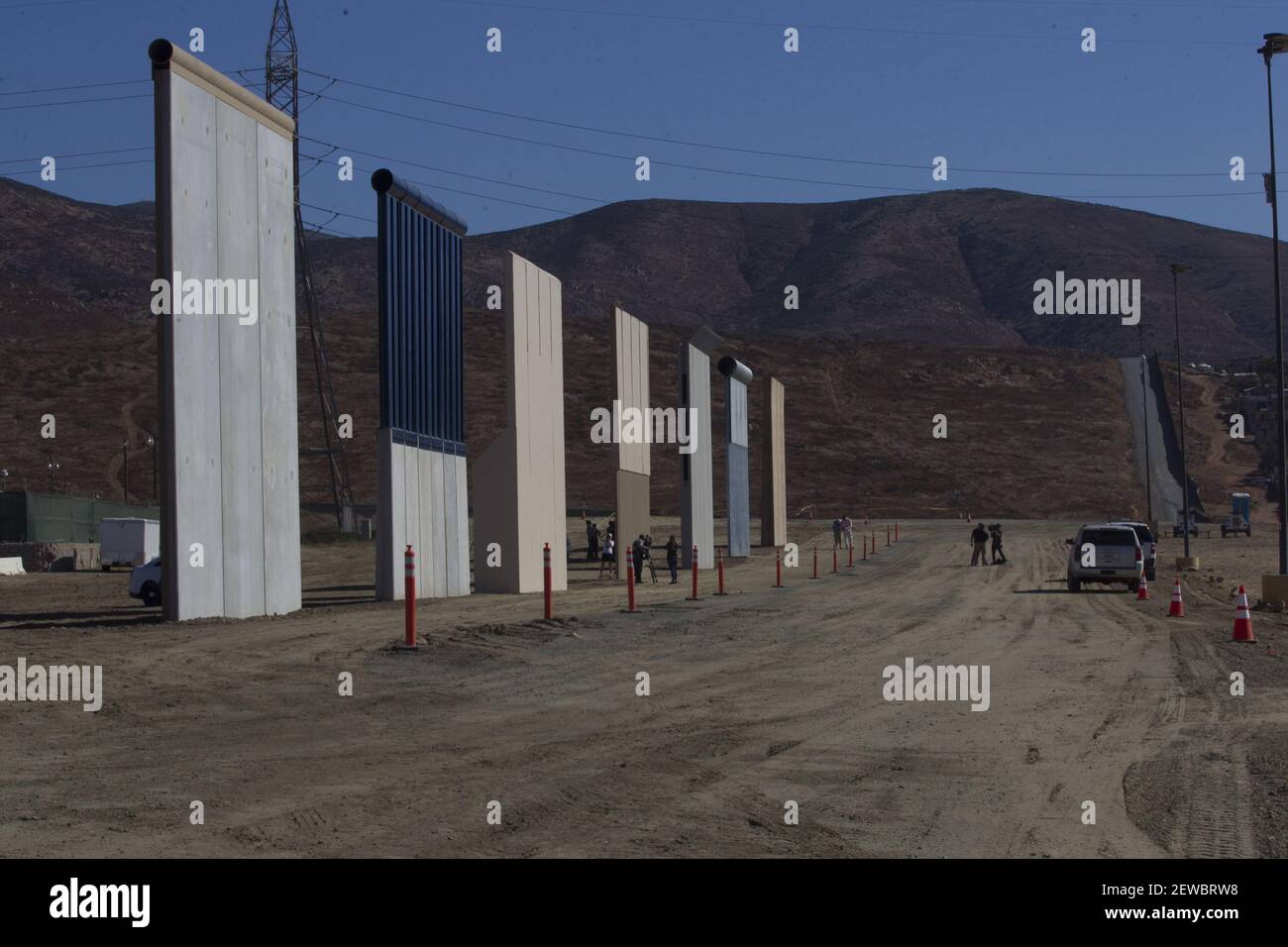 The six contractors constructing eight prototype border wall sections ...