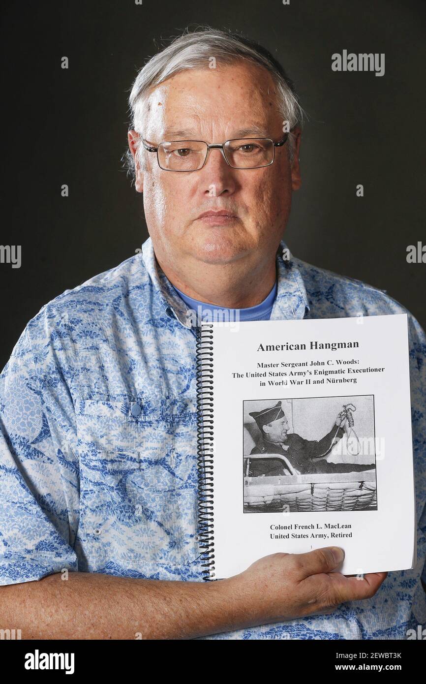 Colonel (Ret.) French MacLean with a draft of his upcoming book ...