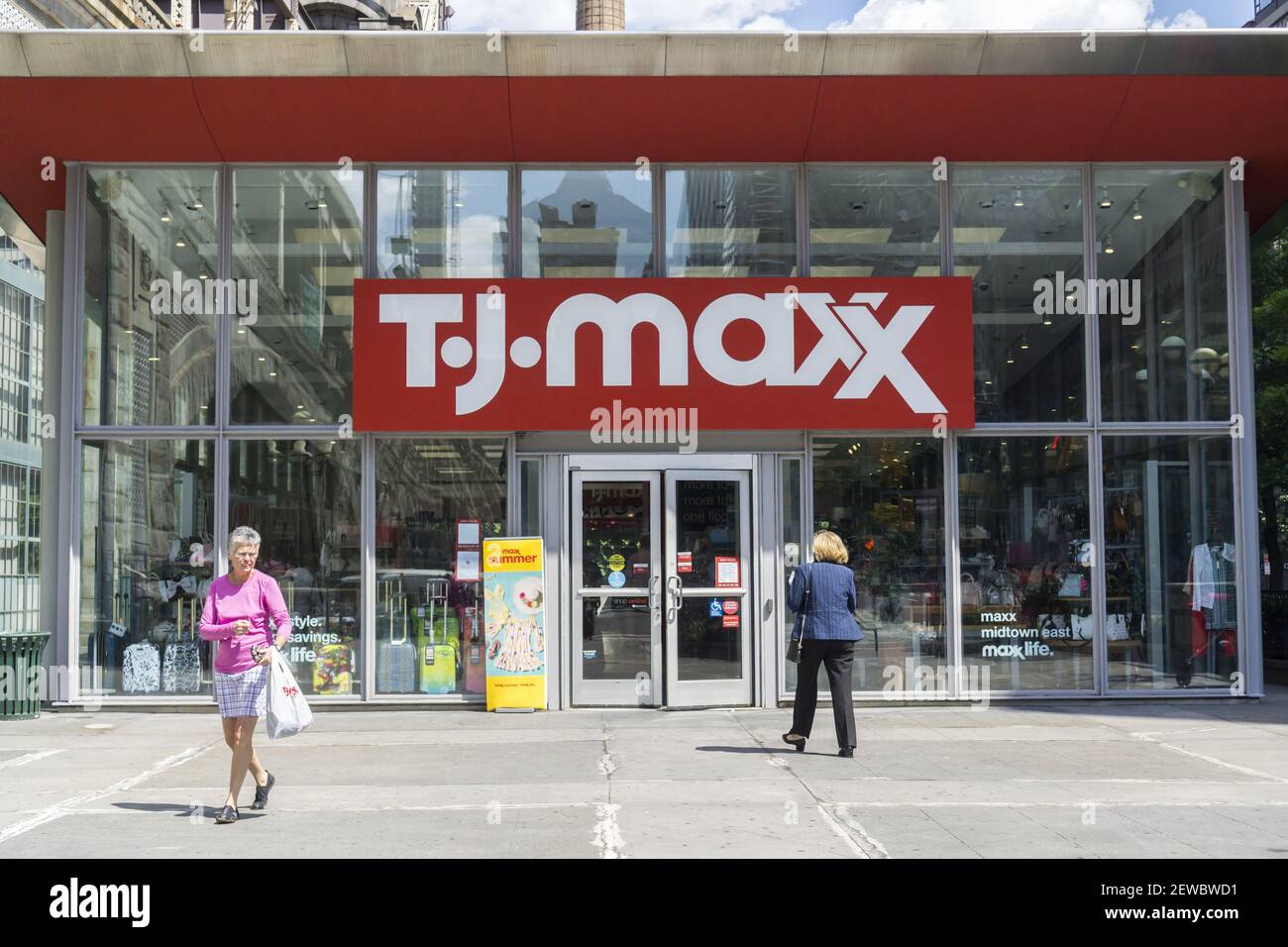 A TJX Cos. brand, T.J. Maxx store in Manhattan in New York on Wednesday ...