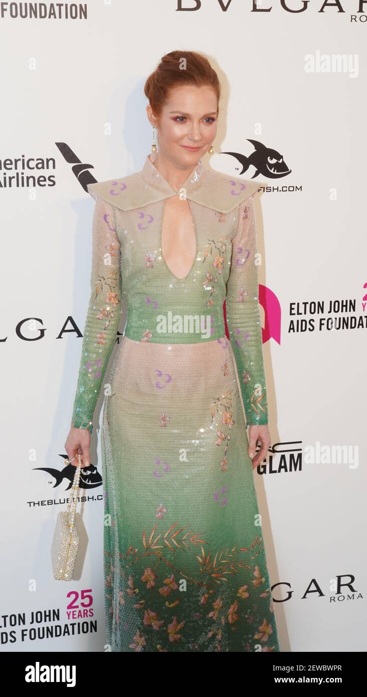 Darby Stanchfield on the red carpet at Elton John's 26th Annual AIDS ...