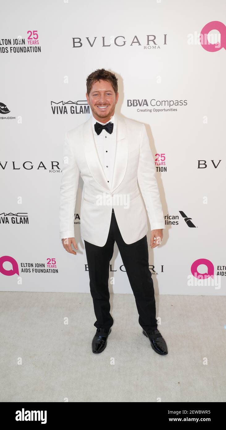 Jacob Diamond on the red carpet at Elton John's 26th Annual AIDS ...