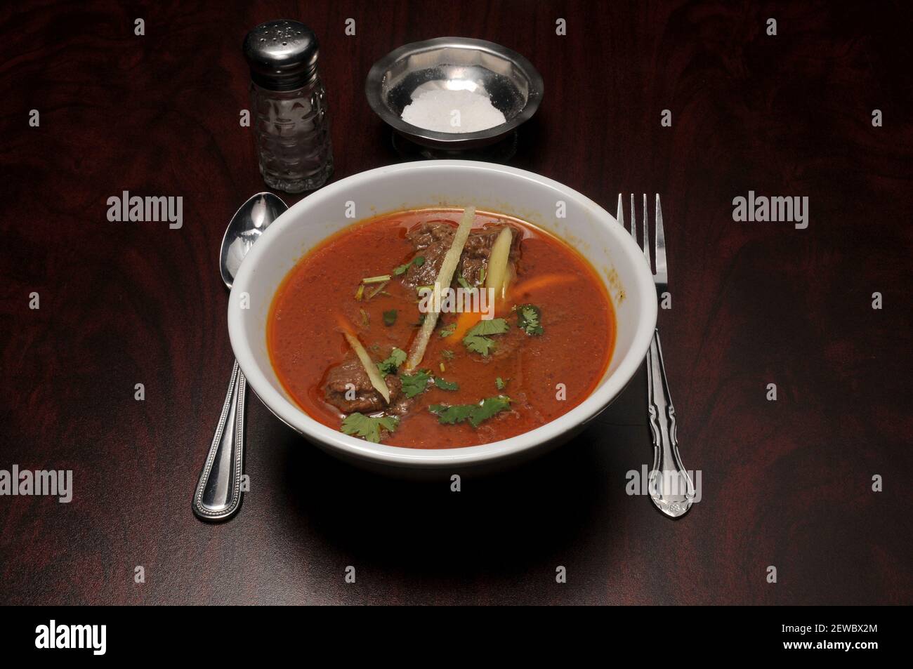 Authentic and traditional Indian cuisine known as nihari Stock Photo ...