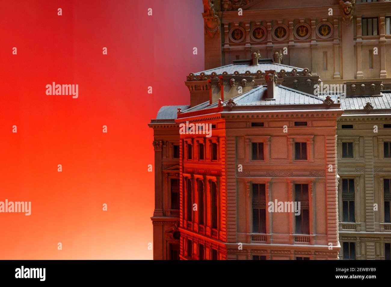 Scale model of Palais Garnier opera house in Paris Stock Photo - Alamy