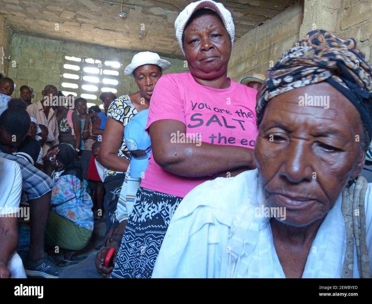In an August 2017, file image, cholera victims, some of whom have lost ...