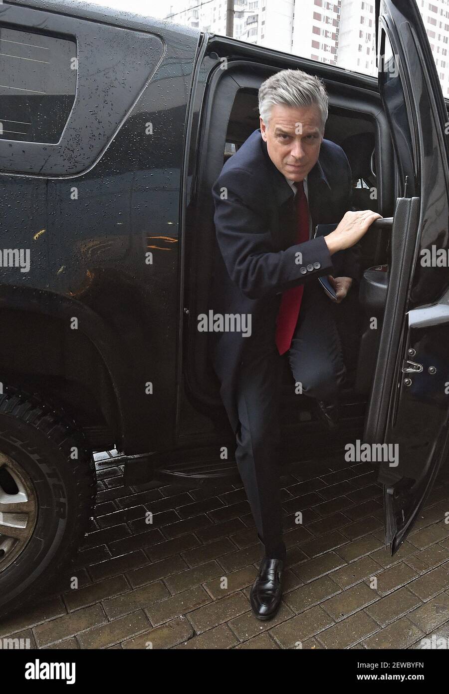 US Ambassador to Russia John Huntsman during the meeting with ...