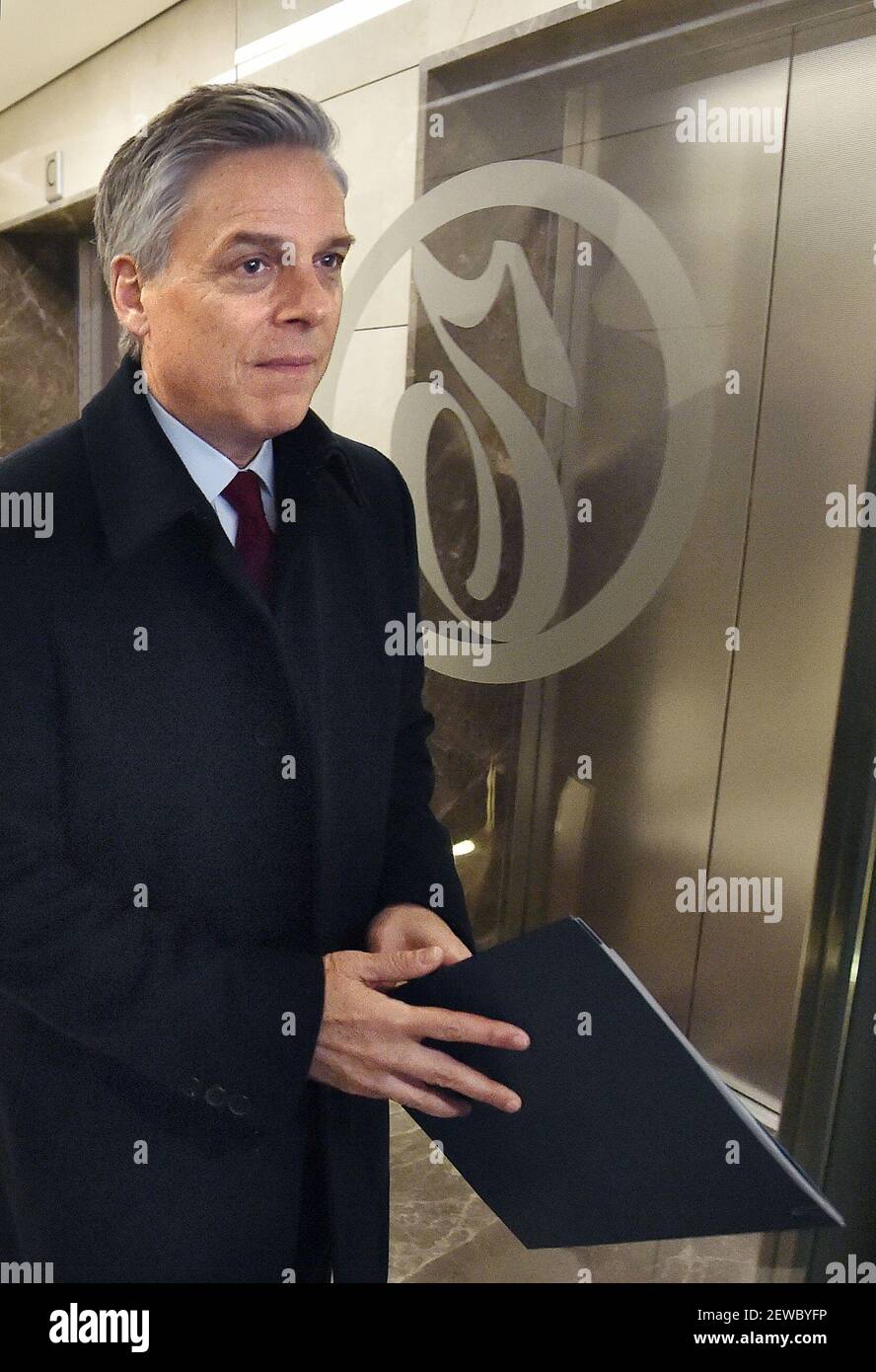 US Ambassador to Russia John Huntsman during the meeting with ...