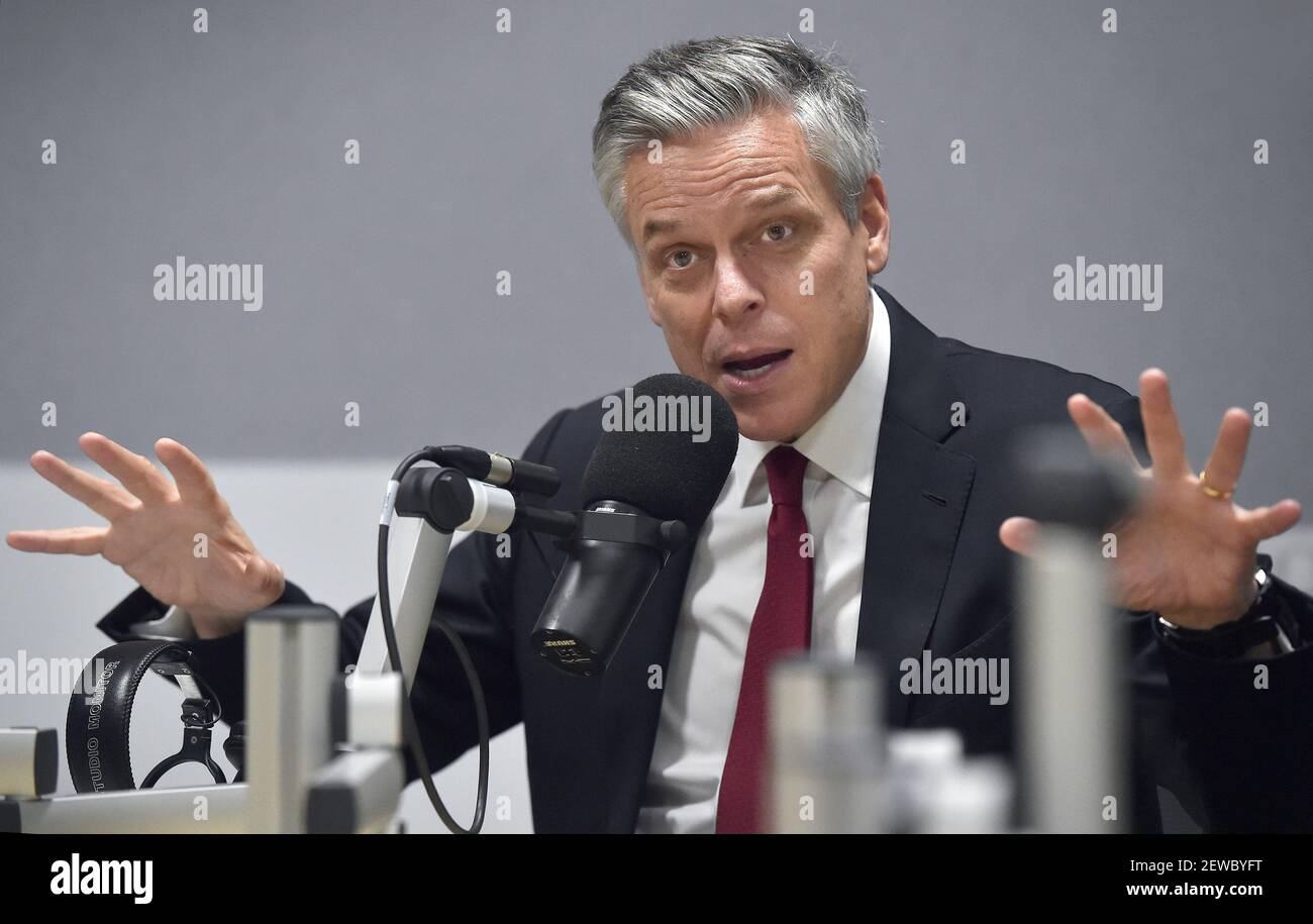 US Ambassador to Russia John Huntsman during the meeting with ...