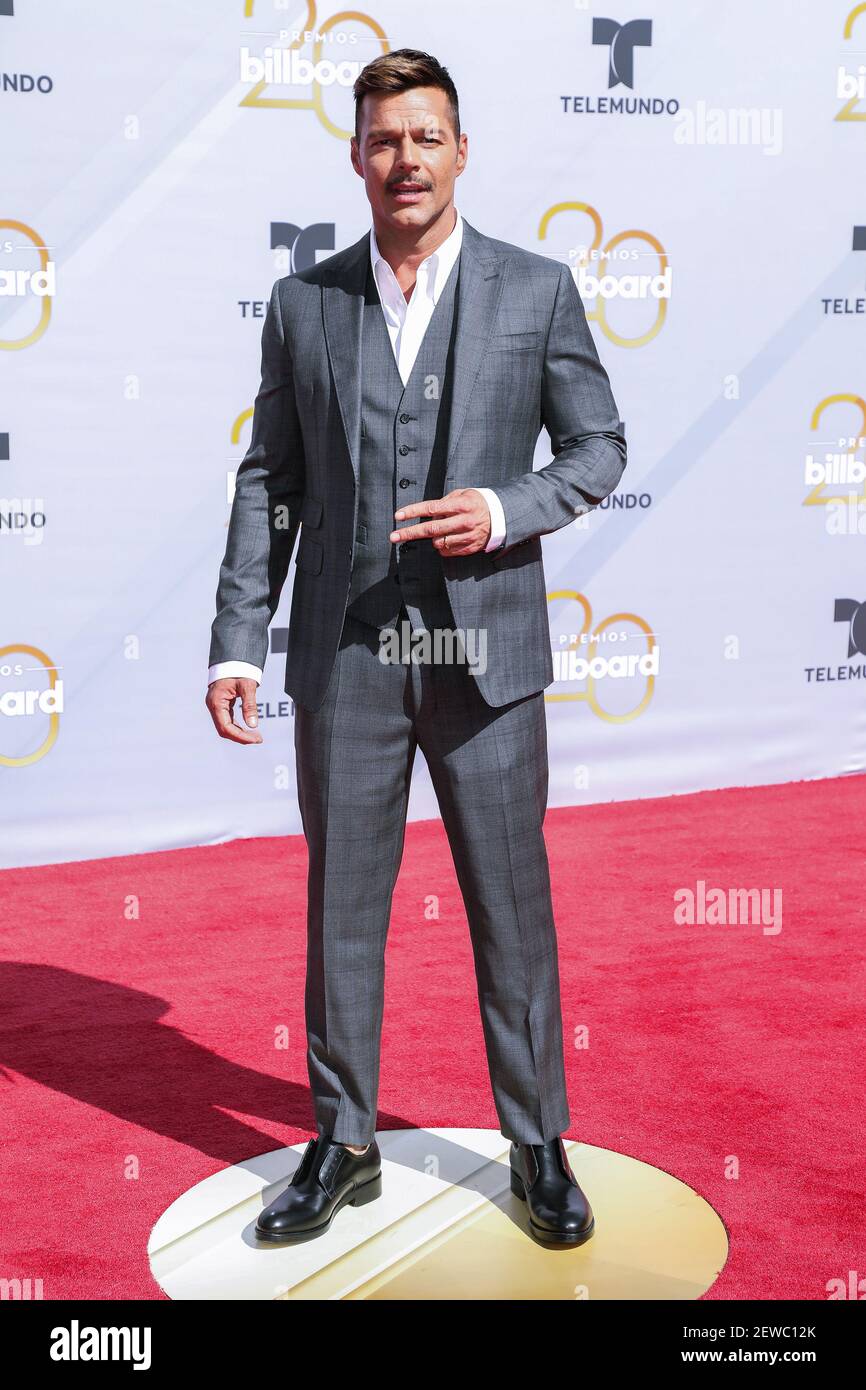 Ricky Martin walking on the red carpet Billboard Latin Music Awards ...