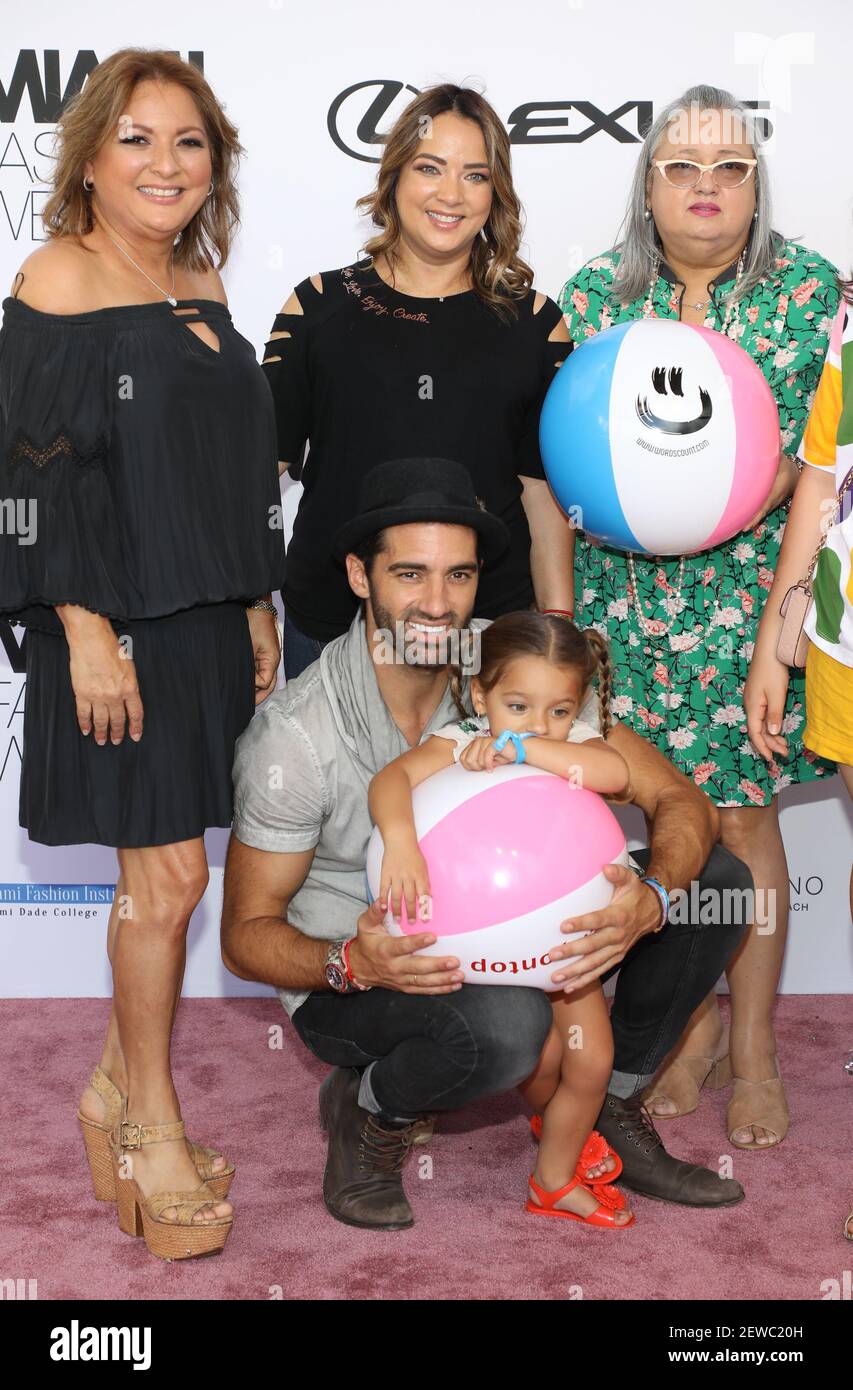 MIAMI, FL - MAY 3: Adaline Lopez, Adamiri Lopez, Adelsa Lopez, Toni ...