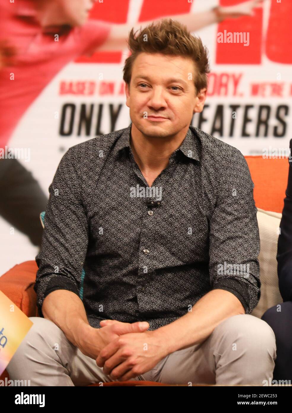 MIAMI, FL - JUNE 4: Jeremy Renner is seen during a Studio visit at ...